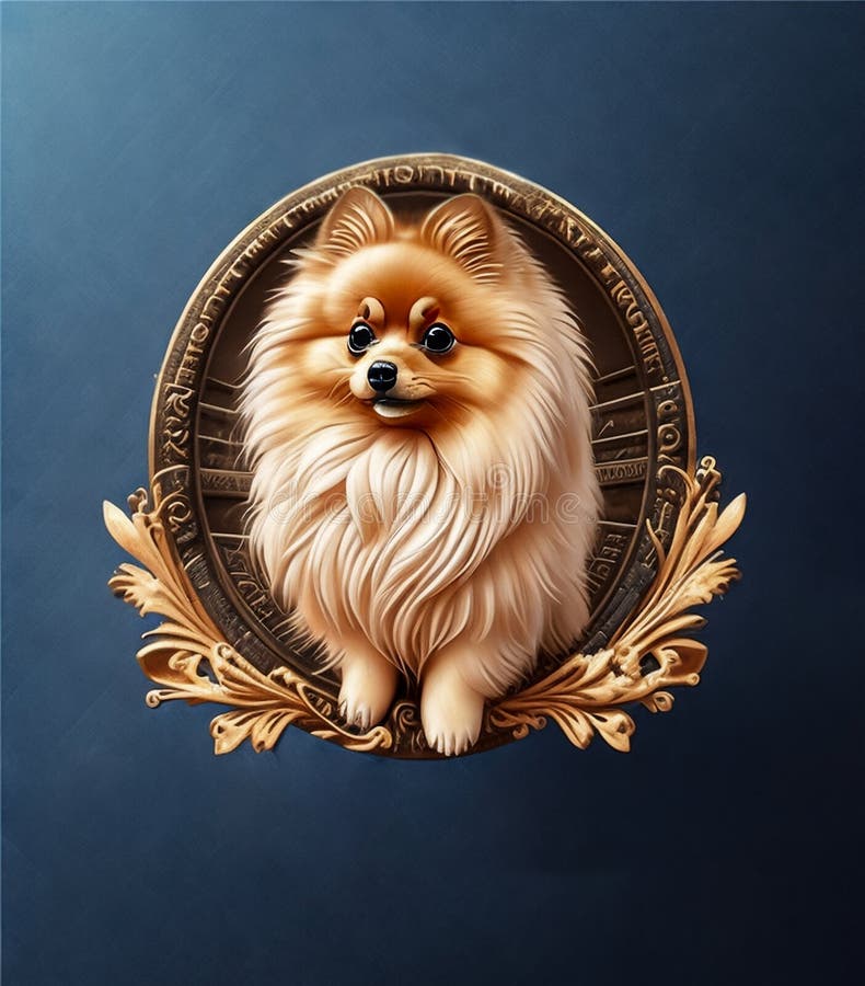 Pomeranian Medium Logo Luxury Image Design Ideas Stock Illustration ...