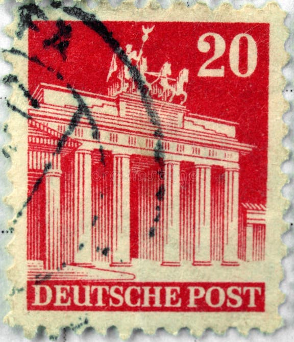 German stamp editorial photo. Image of letter, envelope - 7766251