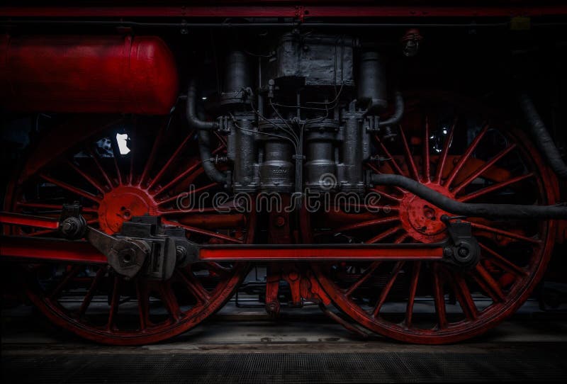 German Steam Locomotive Model Stock Image - Image of railways ...