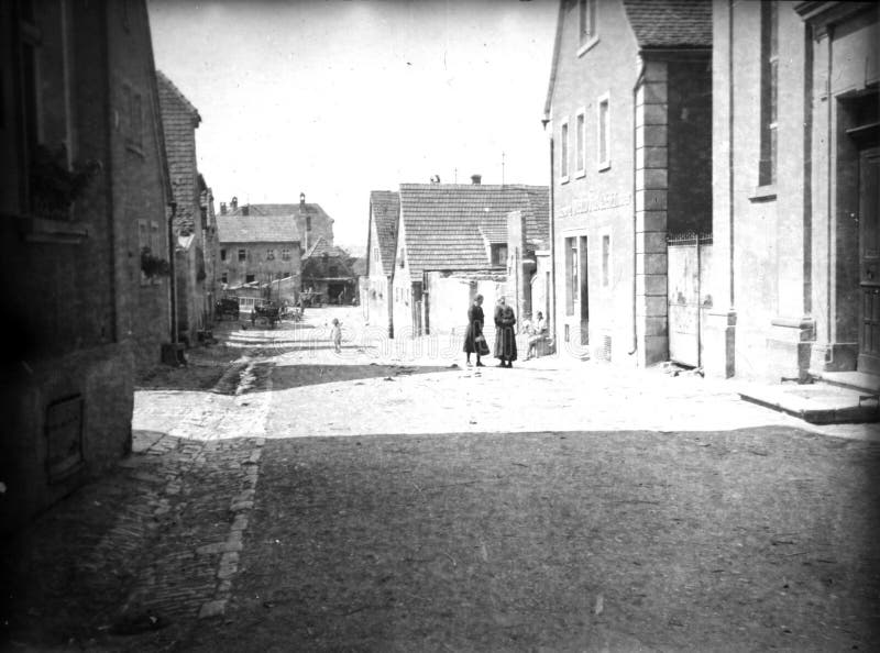 German Street Scene, WWII Picture. Image: 222369661