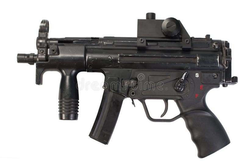 German submachine gun MP5 stock image. Image of german - 30307323