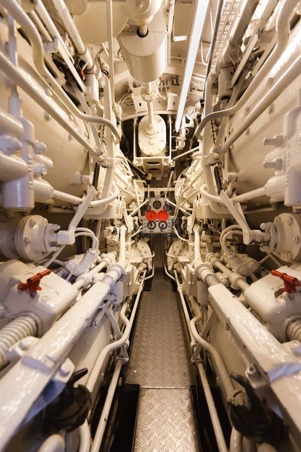 German Submarine - Inside of Conning Tower Stock Photo - Image of boat ...