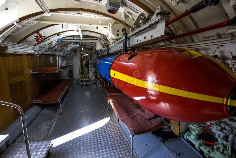 German Submarine - Inside of Conning Tower Stock Photo - Image of boat ...