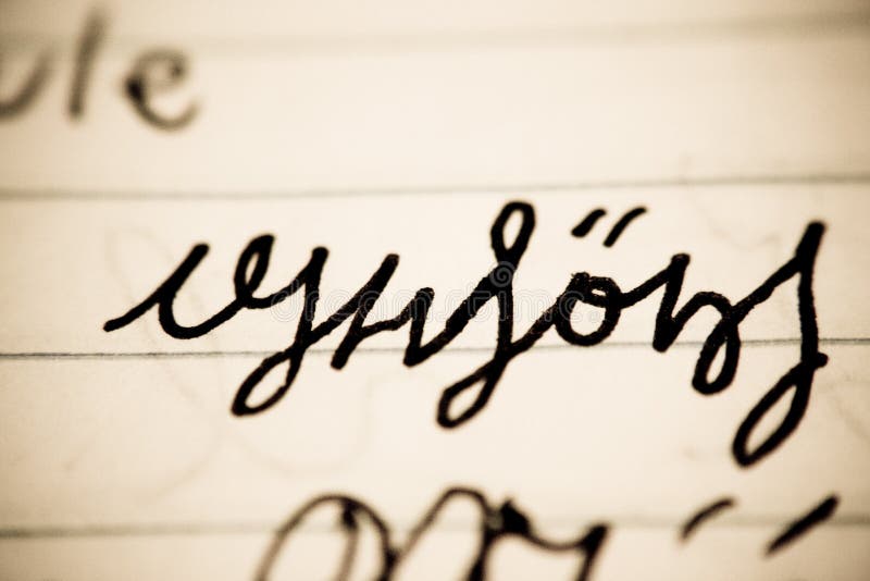 German Sutterlin writing stock image. Image of traditional - 6483793