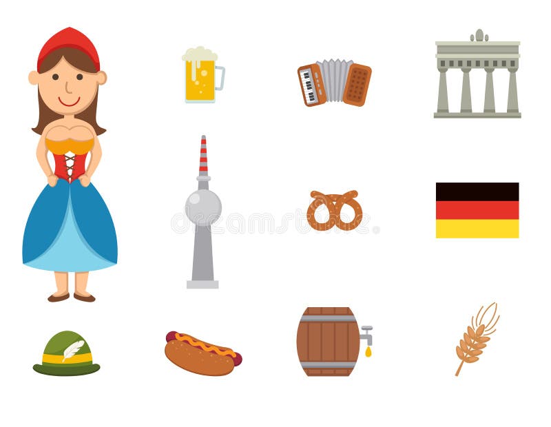 German Man Symbol stock illustration. Illustration of pride - 41184304