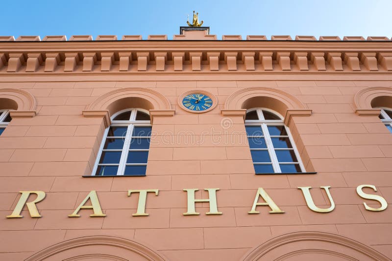 German town hall stock photo. Image of representation - 80895656