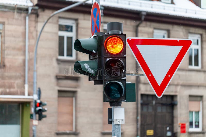 German traffic light stock photo. Image of modern, sign - 71150440