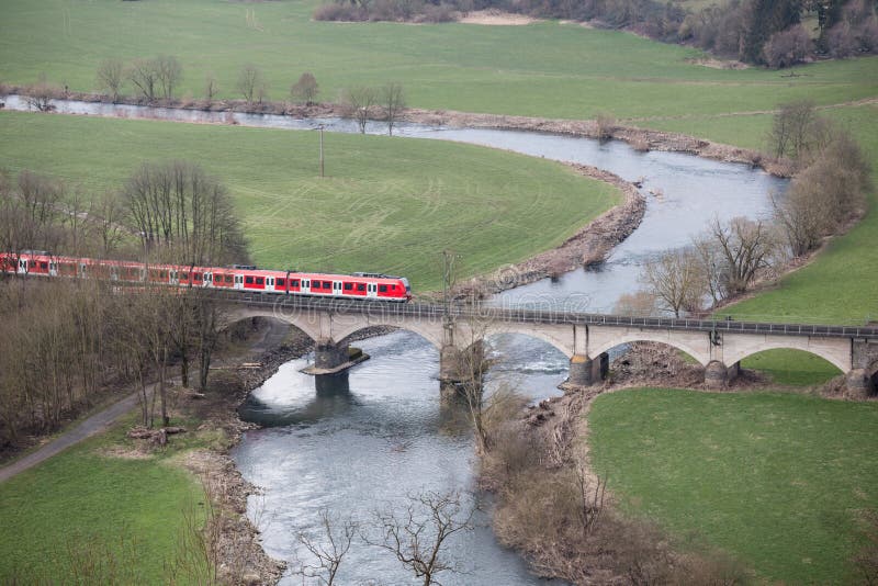German train from above stock photo. Image of journey - 67965152
