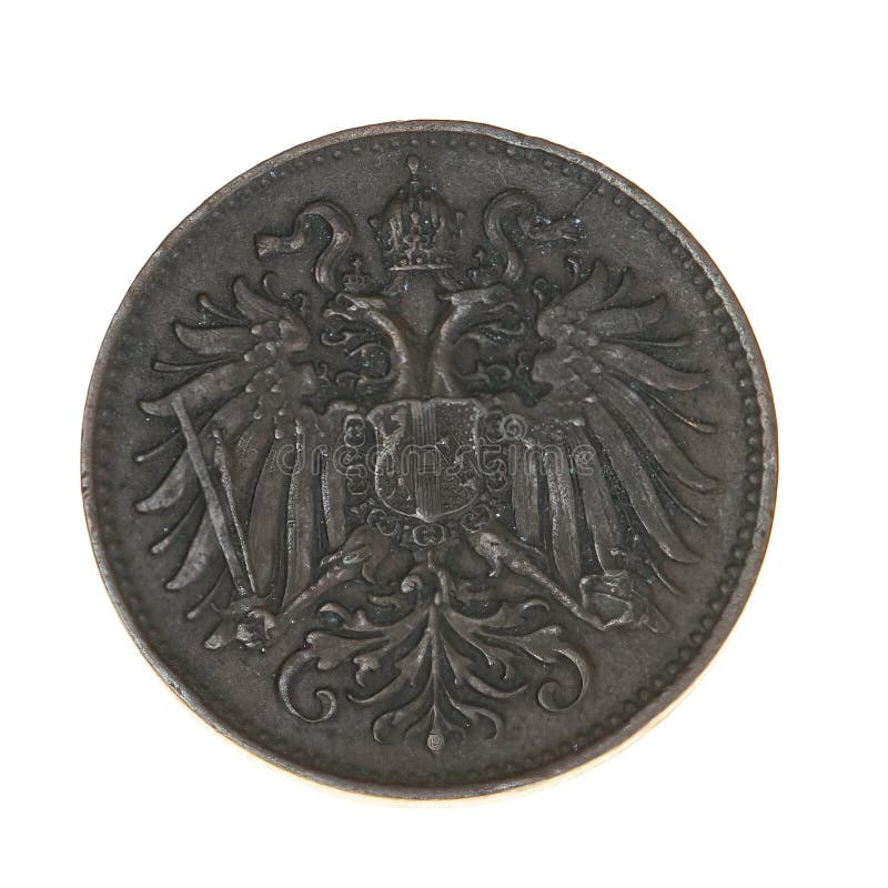 German Two Cent Coin from 1893 Stock Image - Image of vintage, dollar ...
