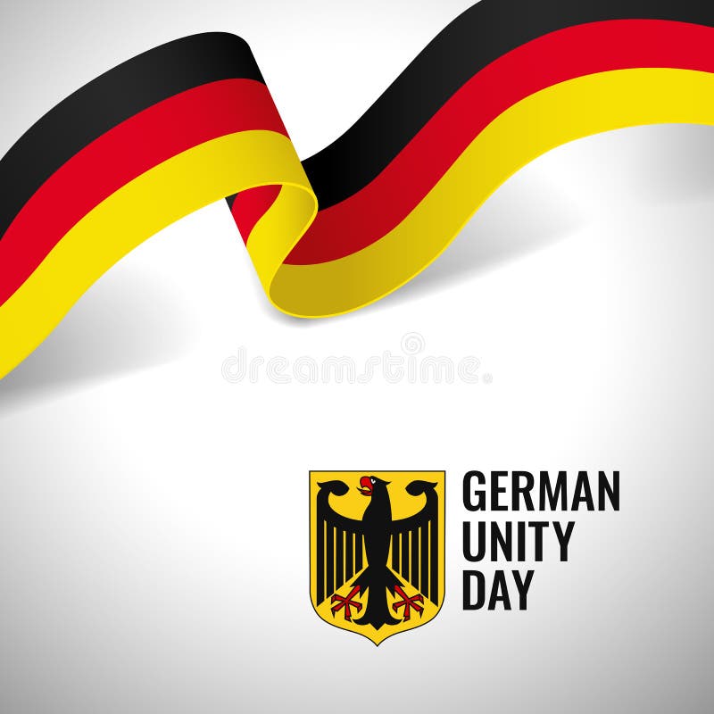 German Unity Day stock vector. Illustration of date - 228412031