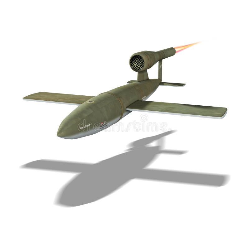 German V1 Rocket stock image. Image of bomb, buzzbomb - 68759303