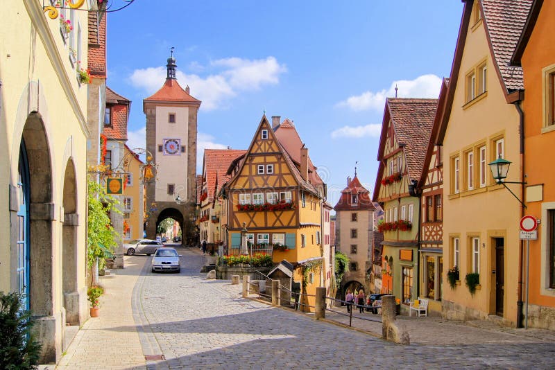German village stock image. Image of german, cute, gate - 20878787