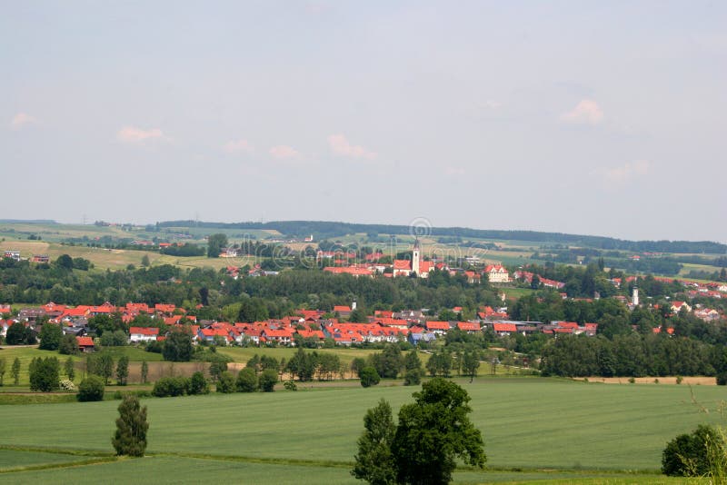 German village stock image. Image of landscape, view, rural - 884197