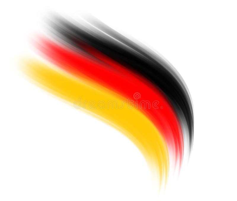 Germany flag ribbon stock illustration. Illustration of independent ...
