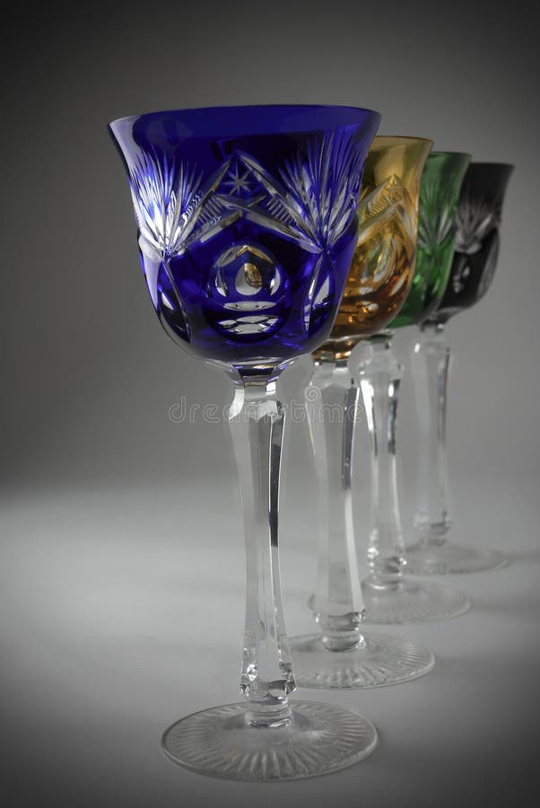 German wine glasses stock photo. Image of german, traditional - 13318904