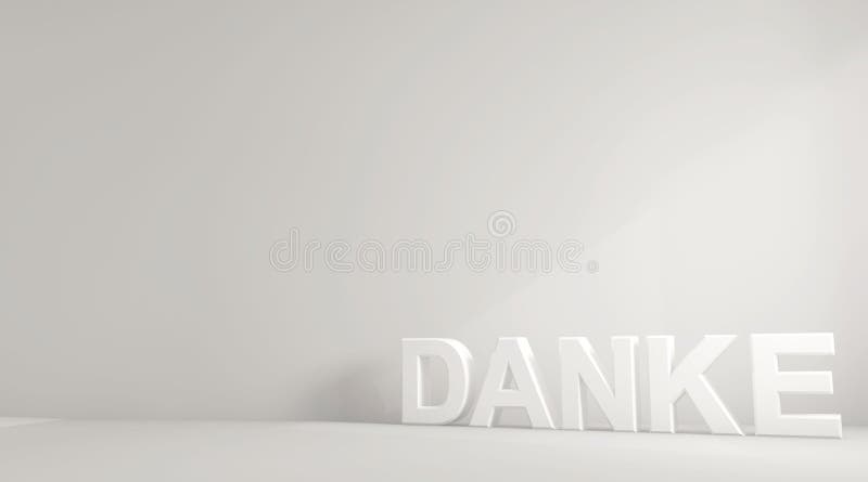 The Word Danke - Thank You in Many Different Languages. Stock ...
