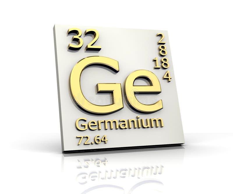 Germanium Form Periodic Table of Elements Stock Illustration ...