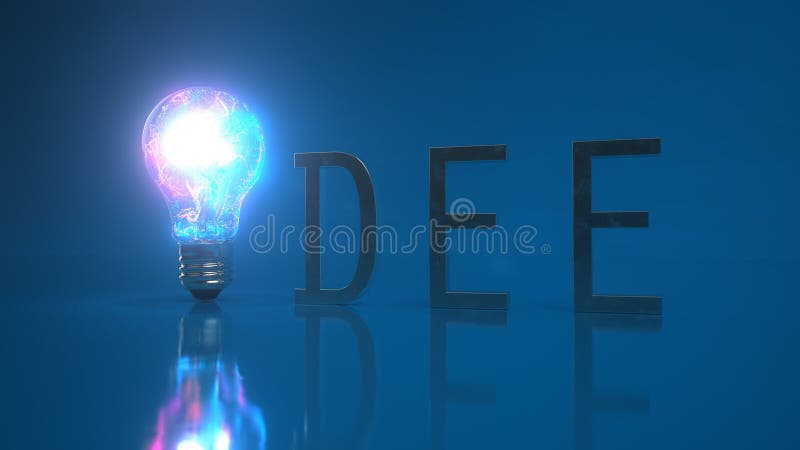 Bulb Idee stock illustration. Illustration of innovation - 278293964