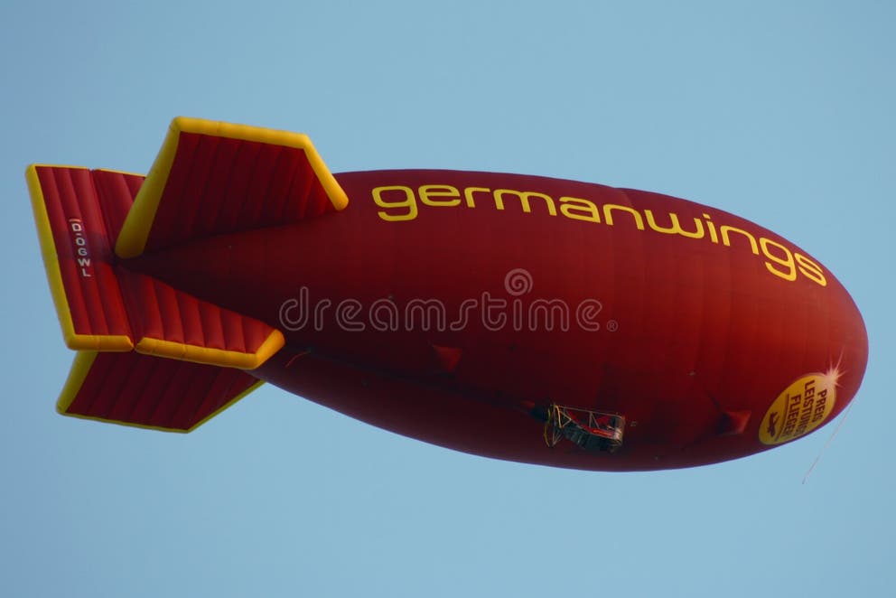 Germanwings blimp editorial stock photo. Image of aircraft - 21417993