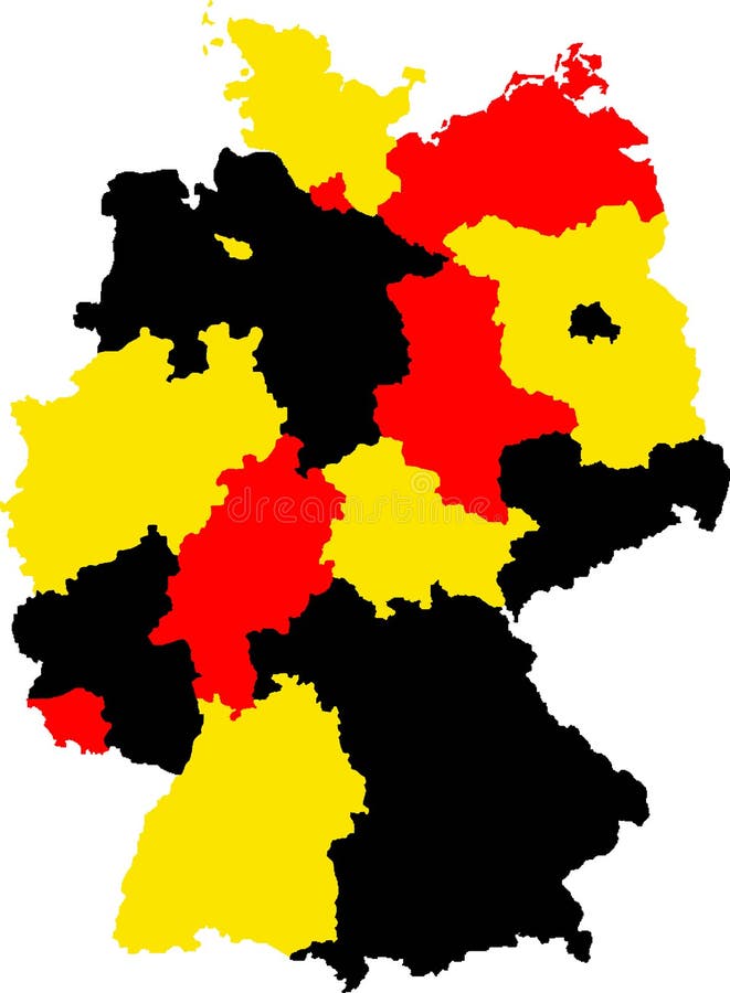 Germany stock illustration. Illustration of texture, states - 19594309