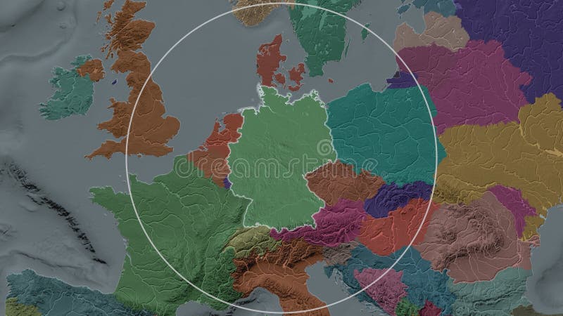 Germany - Circled. Satellite Stock Illustration - Illustration of ... Germany - Circled. Satellite Stock Illustration - Illustration of ...