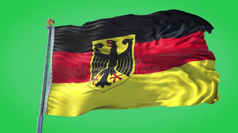 Germany Animated Flag Pack in 3D and Green Screen Stock Footage - Video ...