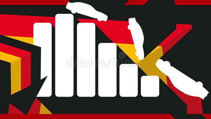 Germany As German, Falling Over Cars Down the Decreasing Bar Chart ...