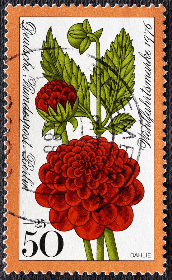 GERMANY, BERLIN - CIRCA 1976 : Cancelled Postage Stamp Printed by ...