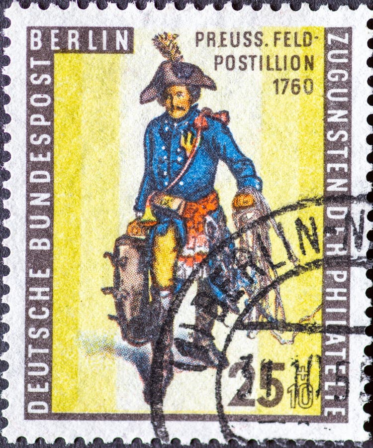 Prussian Postal Official 19th Century, Welfare: Mail Transport through ...