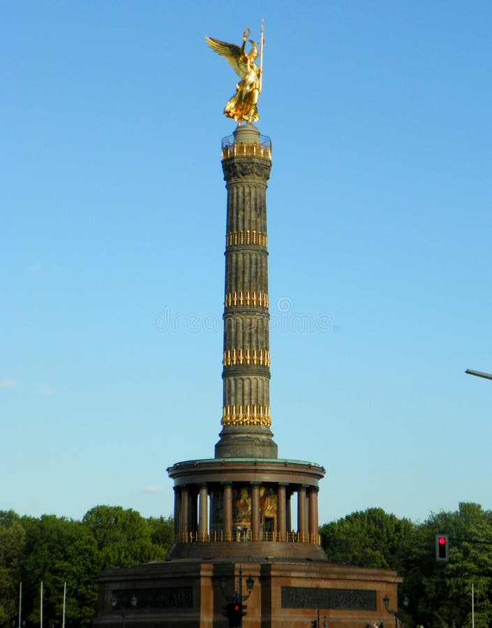 Germany, Berlin, the Great Star, Victory Column Editorial Image - Image ...