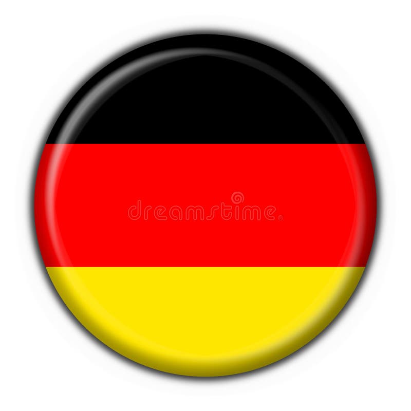 Germany Button Flag Round Shape Stock Illustration - Illustration of ...