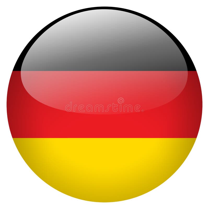 Germany Button Flag Map Shape Stock Illustration - Illustration of ...