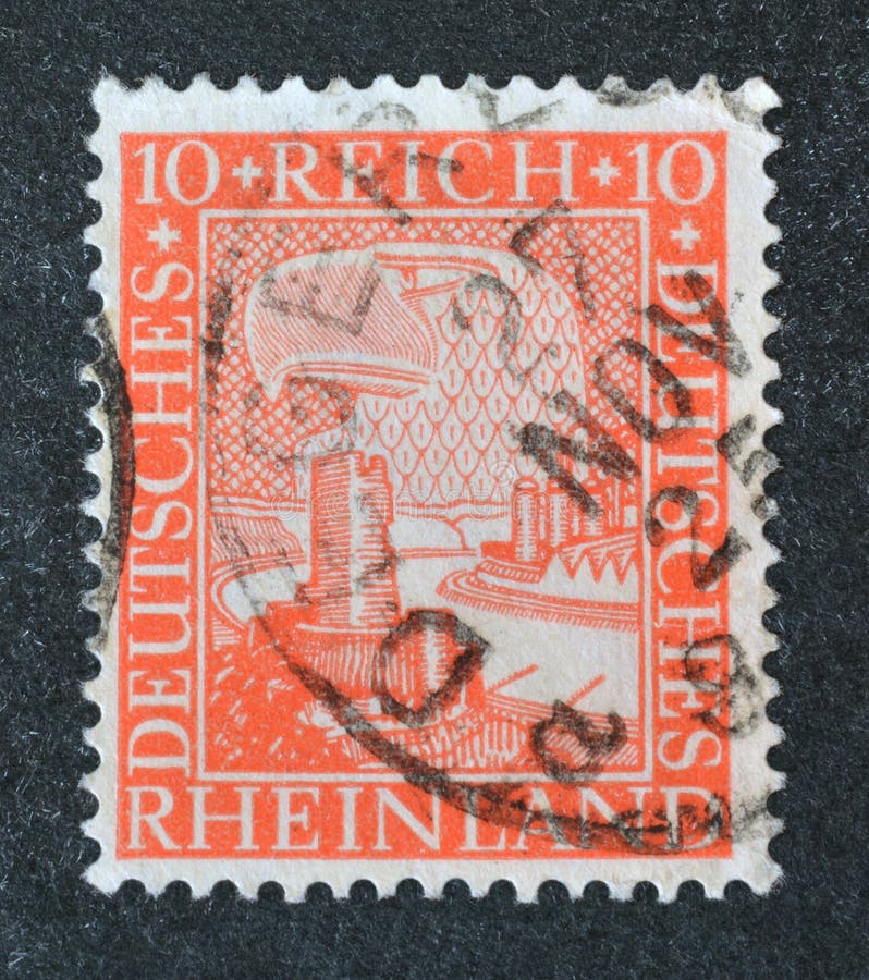 Germany, Circa 1925 : Postage Stamp Printed by Germany, that Shows ...