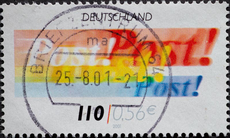 GERMANY - CIRCA 2001 : a Postage Stamp from Germany, Showing a Large ...