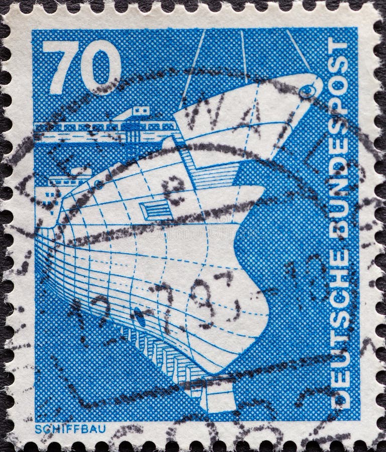 GERMANY - CIRCA 1975: a Postage Stamp from Germany, Showing a Motif ...