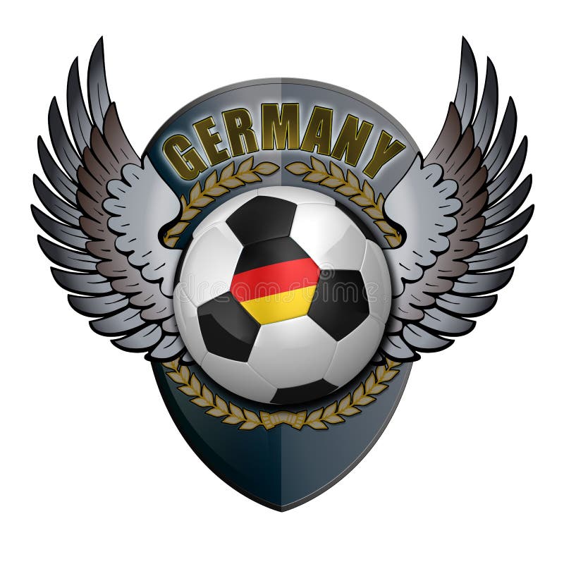 Soccer in Germany stock illustration. Illustration of color - 461326