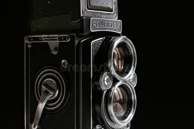 Germany, February 2017, Rolleiflex, Old Camera 120 Format Editorial ...
