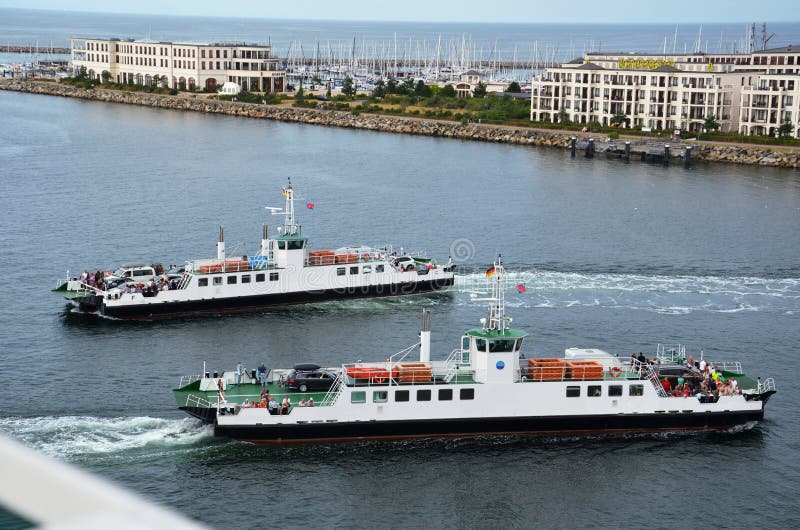 Germany ferry editorial photography. Image of colour - 46286307