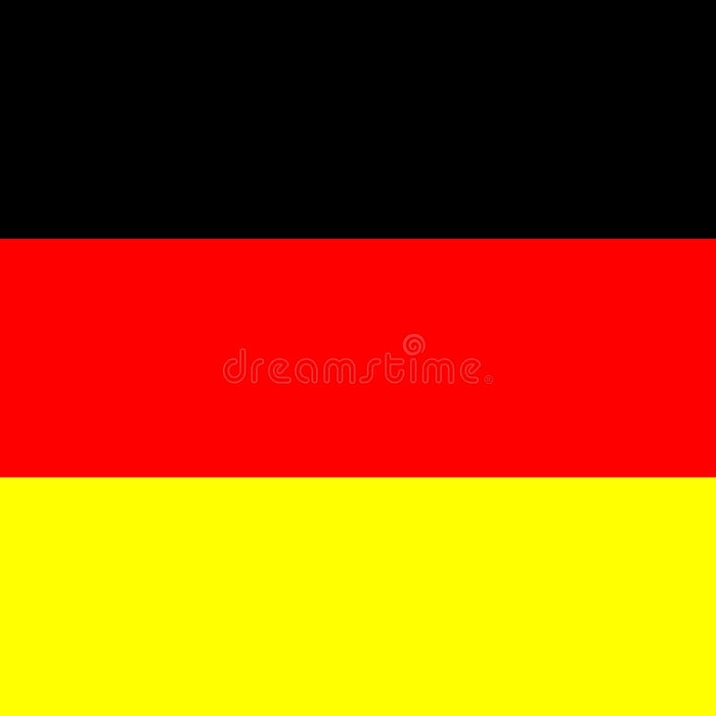 Germany Flag. the Colors and Proportions of the Original Stock Vector ...