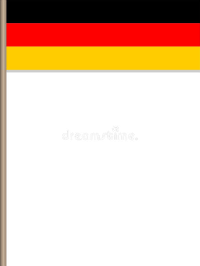 German Flag Border Poster Banner. Stock Vector - Illustration of design ...