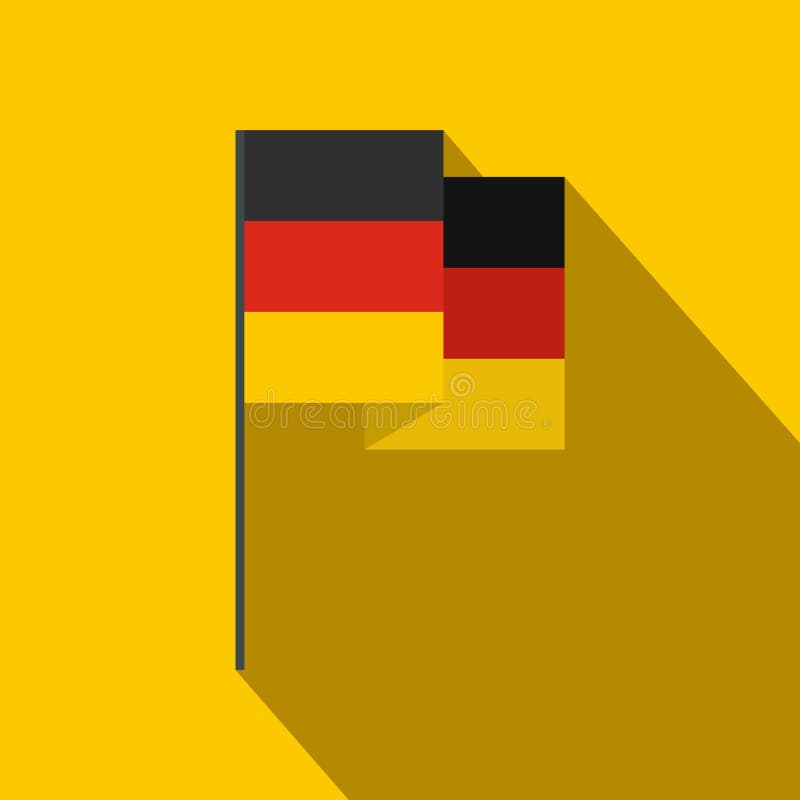Germany Flag Icon Flat Style Stock Illustrations – 1,038 Germany Flag ...