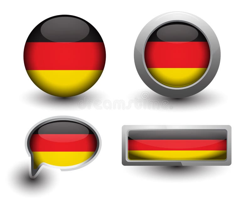 Germany flag icons stock vector. Illustration of flag - 49379678