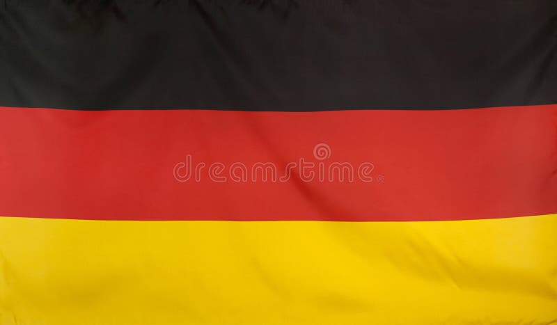 Germany Flag Real Fabric Seamless Close Up Stock Image - Image of ...