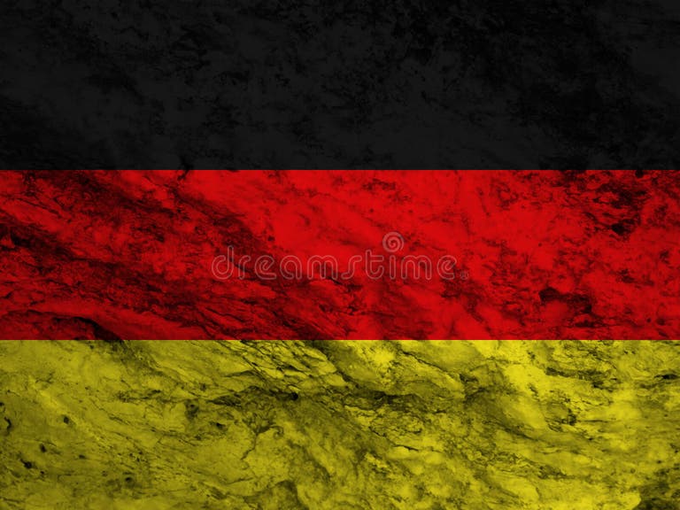 Germany flag with texture stock illustration. Illustration of retro ...