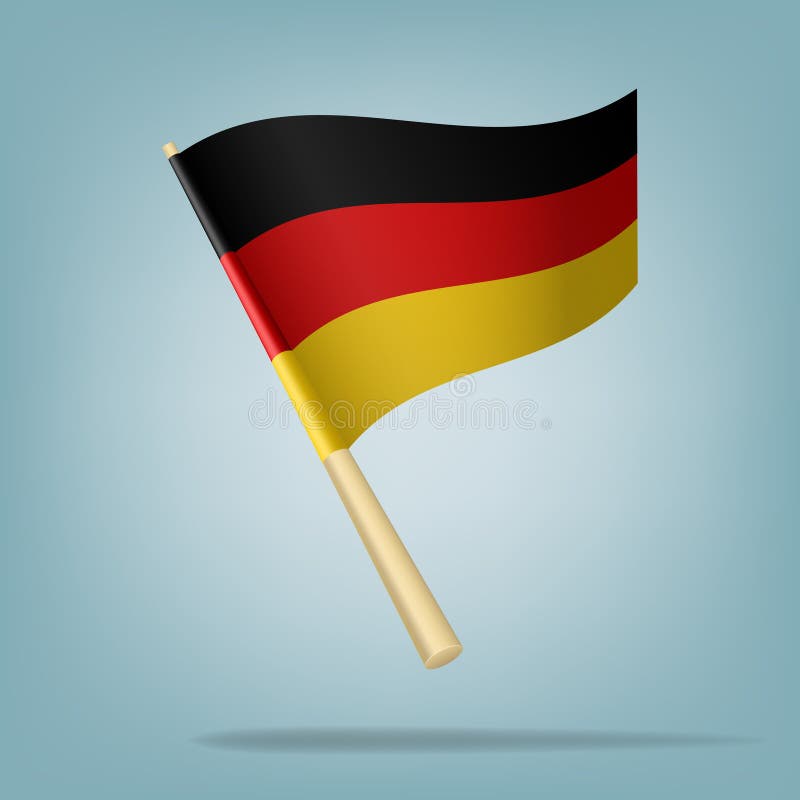 Germany Flag, Vector Illustration Stock Vector - Illustration of ...