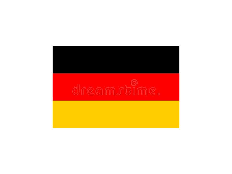 Germany Flag Vector Illustration Flag Icon Standard Color Standard Size ...