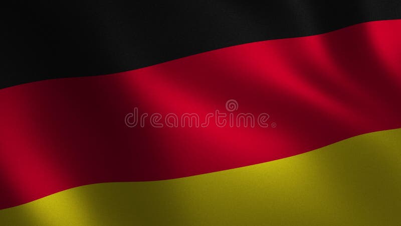 Germany Flag Waving 3d. Abstract Background. Loop Animation Stock ...