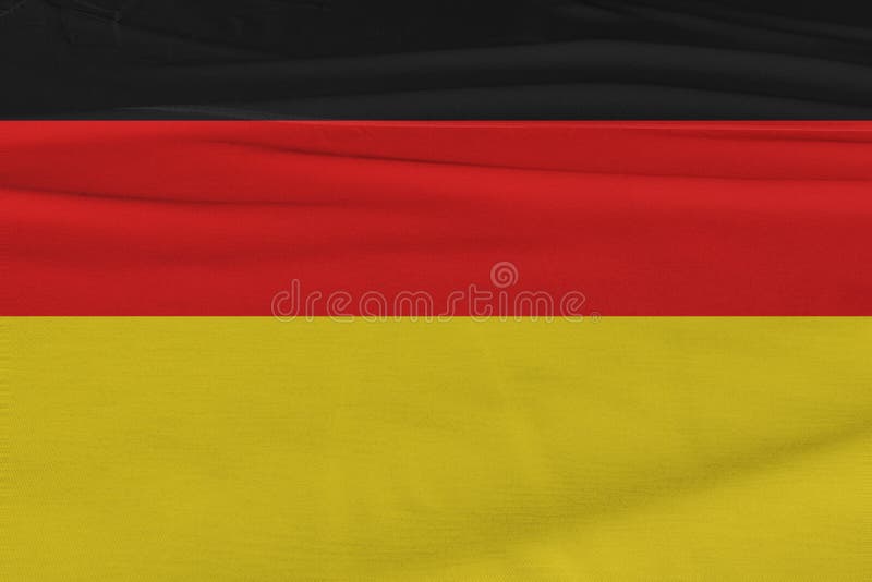 Germany Flag Waving, 3D Realistic Germany Flag Rendered Stock Photo ...