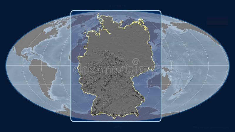 Germany-centered Europe Map Stock Vector - Illustration of distribute ...