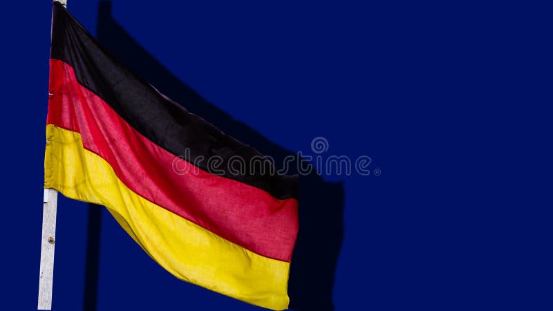 Germany Hanging Flag on Flagpole. Stock Photo - Image of flag, meeting ...
